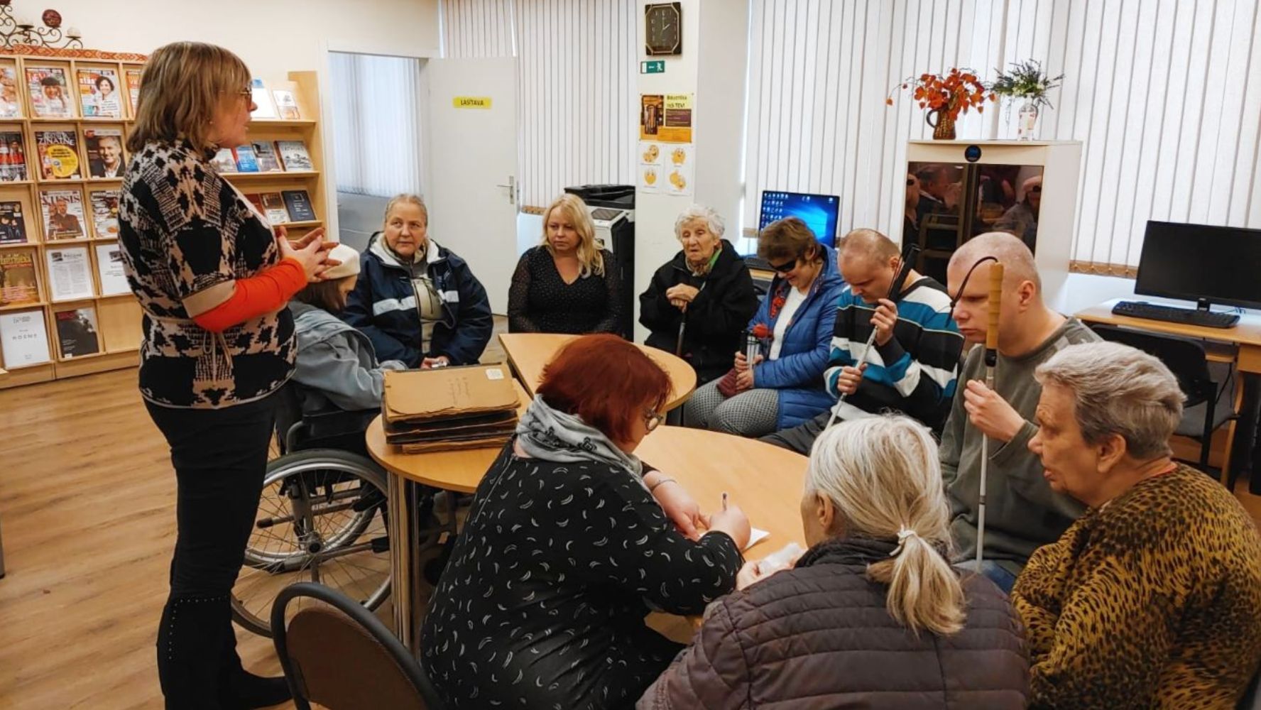 LNerB | Ekskursija bibliotēkā - Latvijas Neredzīgo bibliotēka